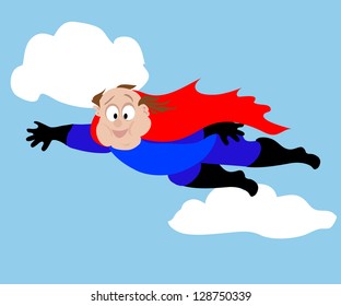 Chubby Superman Stock Vector (Royalty Free) 128750339 | Shutterstock