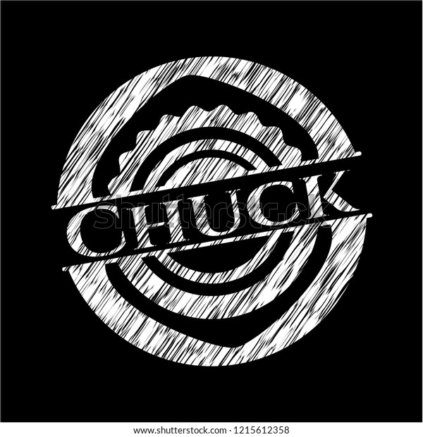 Chuck Written On Chalkboard Stock Vector (Royalty Free) 1215612358 ...