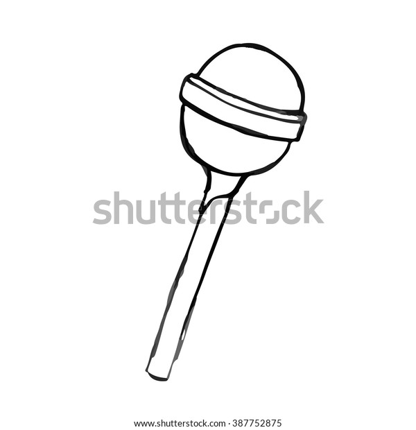 Chupa Chups Doodle Illustration Hand Drawn Stock Vector (Royalty Free ...