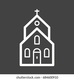 Church Building Stock Vector (Royalty Free) 684600910 | Shutterstock