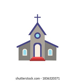 Church Vector Icon Sign Symbol Stock Vector (Royalty Free) 1454412407