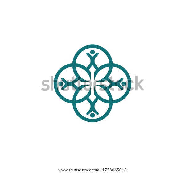 Church Life Logo Vector Stock Vector (Royalty Free) 1733065016 ...