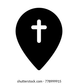 Church Location Marker Stock Vector (Royalty Free) 778999915 | Shutterstock