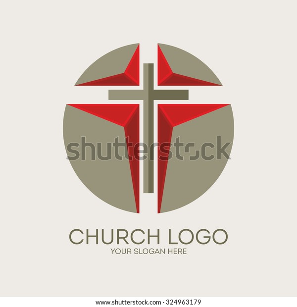 Church Logo Cross Stock Vector (Royalty Free) 324963179 | Shutterstock