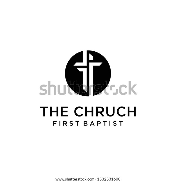 Church Logo Sign Modern Vector Graphic Stock Vector (Royalty Free ...