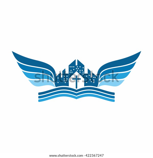 Church Logo Unity Church Christ City Stock Vector (Royalty Free) 422367247