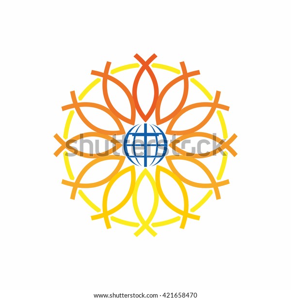 Church Logo Unity Universal Church Christ Stock Vector (Royalty Free ...