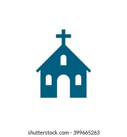 Church Icon Vector Building Church Religion: vector de stock (libre de ...