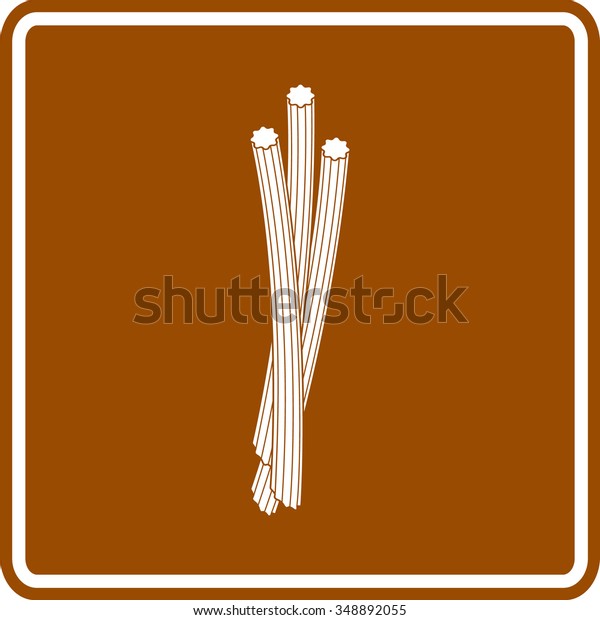 Churros Sign Stock Vector (Royalty Free) 348892055 | Shutterstock