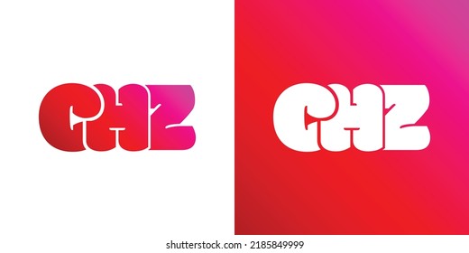 Chz Logo Branding Letter Vector Graphic Stock Vector (Royalty Free ...