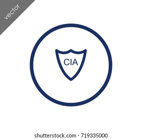 Cia Badge Icon Stock Vector (Royalty Free) 719335000 | Shutterstock