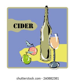 Cider Vector Illustration Eps 8 Stock Vector (Royalty Free) 260882381 ...