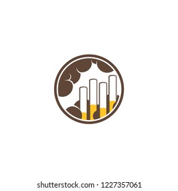 Cigarette Logo Design Stock Vector (Royalty Free) 1227357061 | Shutterstock