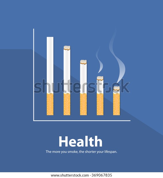 Cigarettes Graph: vector de stock (libre de regalías) 369067835 ...