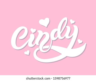 125 Cindy name image Images, Stock Photos & Vectors | Shutterstock