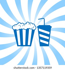 Cinema Menu Illustration Stock Vector (Royalty Free) 1357119359 ...