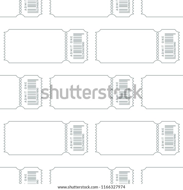 Cinema Tickets Seamless Texture Your Background Stock Vector (Royalty ...