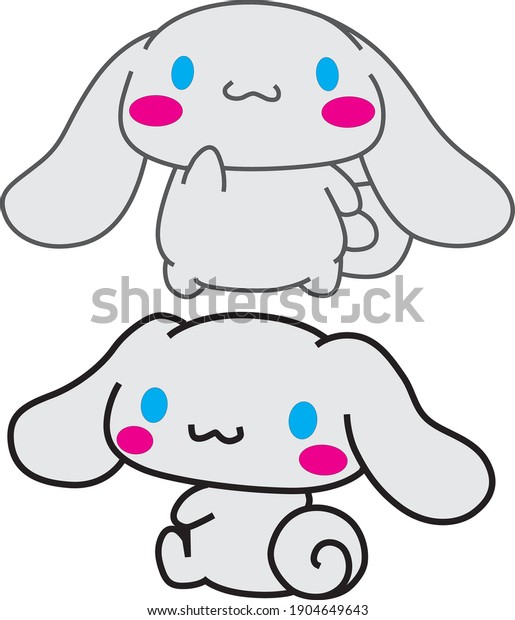 Cinnamoroll Cartoon Vector Art Style Stock Vector (Royalty Free ...