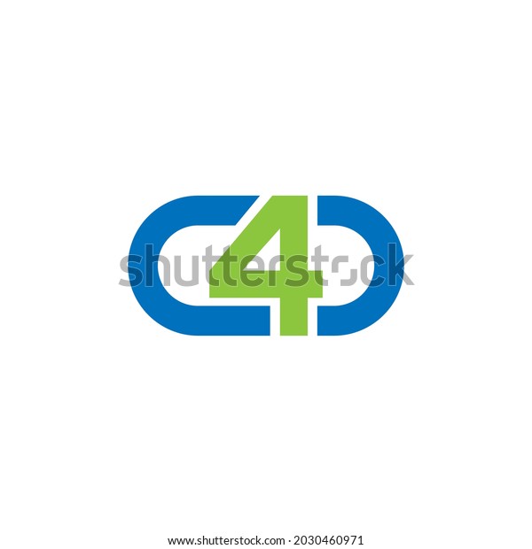 Circel Four Letter C Four Logo Stock Vector (Royalty Free) 2030460971 ...