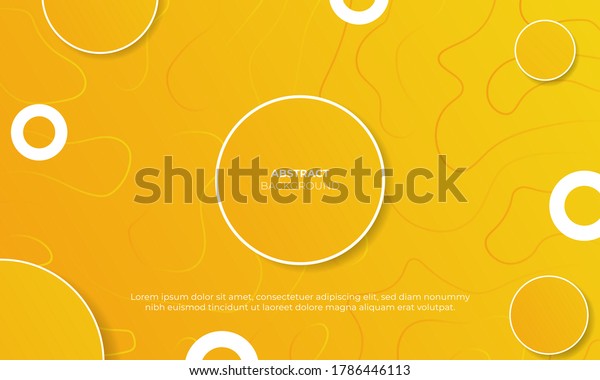 Circle Abstract Background Design Orange Abstract Stock Vector (Royalty ...