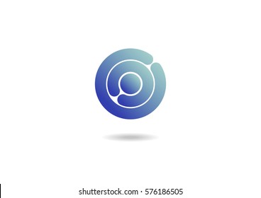 Circle App Buttons Logo Icon Design Stock Vector (Royalty Free ...