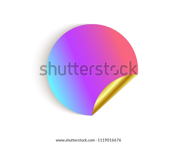 Circle Blue Purple Gradients Stock Vector (Royalty Free) 1119016676 ...