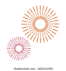 Circle Burst Logo Vector Icon Template Stock Vector (Royalty Free ...