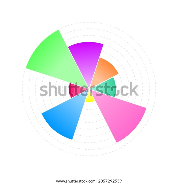 Circle Chart Template Wheel Diagram 8 Stock Vector (Royalty Free ...