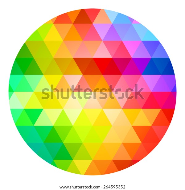 Circle Color Palette Guide Spectrum Vector Stock Vector (Royalty Free ...