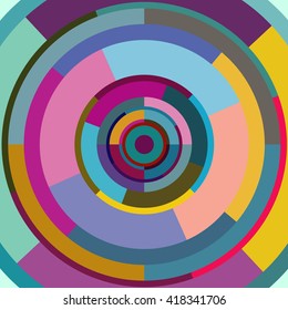 Circle Colorful Backgroundcolor Wheels Vector Illustration Stock Vector ...