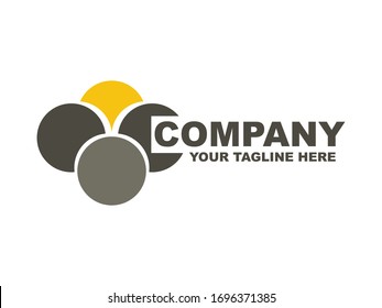 Circle Company Dsign Logo Vector Illustration Stock Vector (Royalty ...