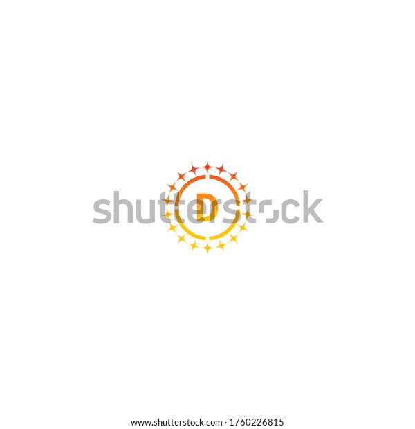 Circle D Logo Letter Design Concept Stock Vector (Royalty Free ...