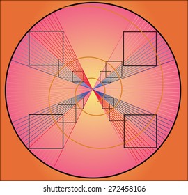 Circle Designgeometrygeometricrectanglerectangle Inside ...