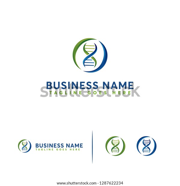 Circle Dna Logo Gen Logo Designs Stock Vector (Royalty Free) 1287622234 ...