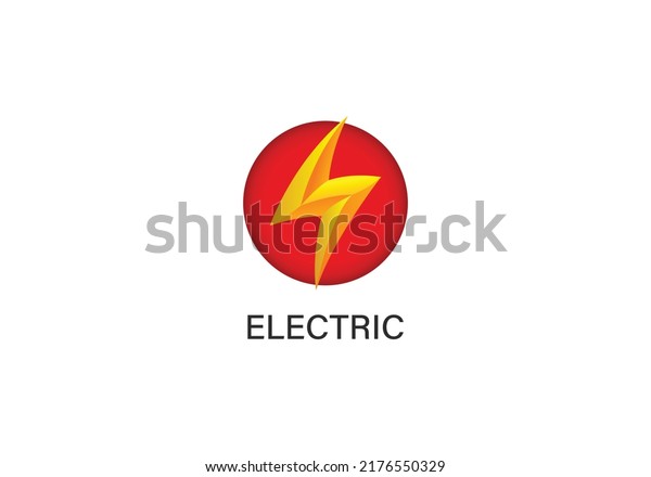 Circle Electric Logo Icon Symbol Design Stock Vector (Royalty Free ...
