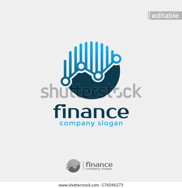 Circle Finance Logo Modern Eye Catching Stock Vector (Royalty Free ...