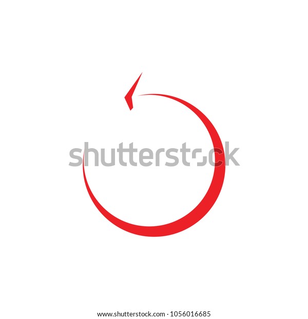 Circle Flying Jet Plane Logo Stock Vector (Royalty Free) 1056016685 ...