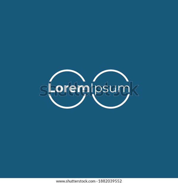 Circle Frame Letter Logo Design Stock Vector (Royalty Free) 1882039552 ...