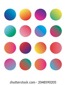 Circle Gradients Colors Gradient Background Stock Vector (Royalty Free ...