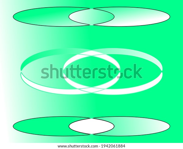Circle Green Gradient Background Illustration Vector Stock Vector ...