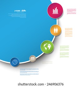 Circle Infographic Signs Design Stock Vector (Royalty Free) 246906376