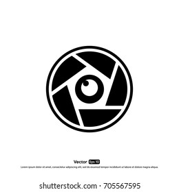 Circle Lens Icons Template Stock Vector (Royalty Free) 705567595 ...