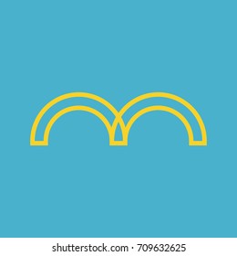 Circle Letter M Logo Stock Vector (Royalty Free) 709632625 | Shutterstock