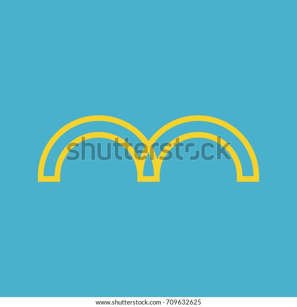 Circle Letter M Logo Stock Vector (Royalty Free) 709632625 | Shutterstock