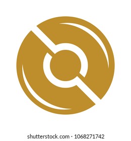 Circle Letter O Logo Stock Vector (Royalty Free) 1068271742 | Shutterstock