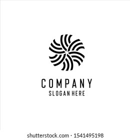Circle Line Vector Logo Design Inspiration Stock Vector (Royalty Free ...