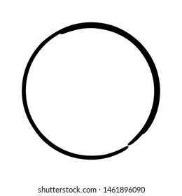 Circle Lines Sketch Round Vector Illustration Stock Vector (Royalty ...