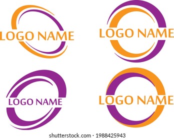 Circle Logo Design Different Forms Companies Stock Vector (Royalty Free ...
