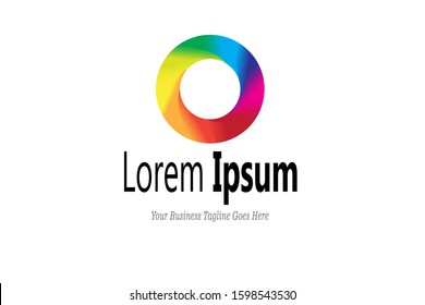 Circle Logo Design Mix Modern Beautiful Stock Vector (Royalty Free ...