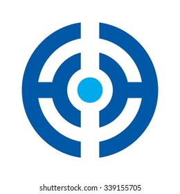 Circle Logo H H Logo Vector Stock Vector (Royalty Free) 339155705 ...
